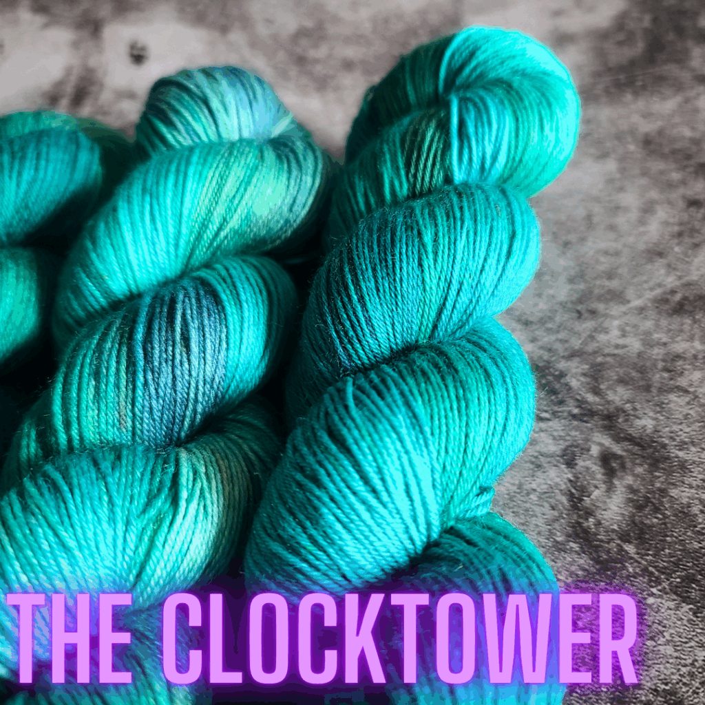 The Clocktower Ruptured Realms book themed hand dyed yarn ...